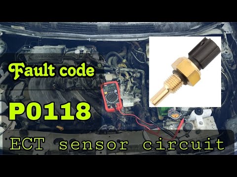 NISSAN P0118 ECT SENSOR CIRCUIT LOCATION. - YouTube