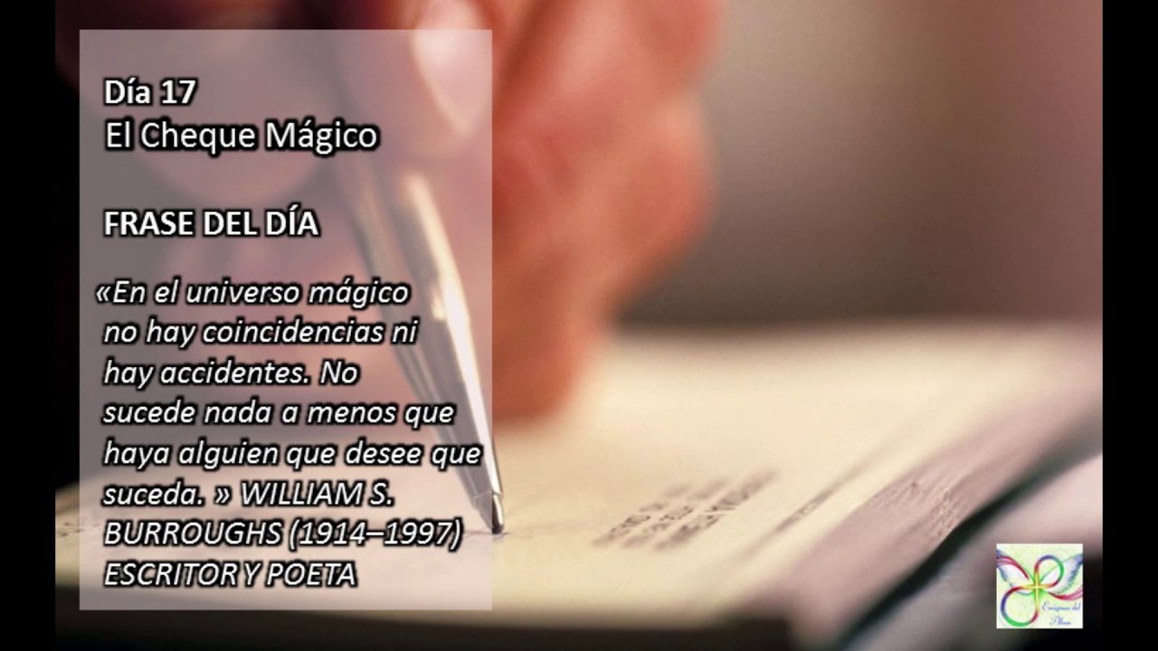Día 17 El Cheque Mágico - La Magia - Rhonda Byrne - YouTube