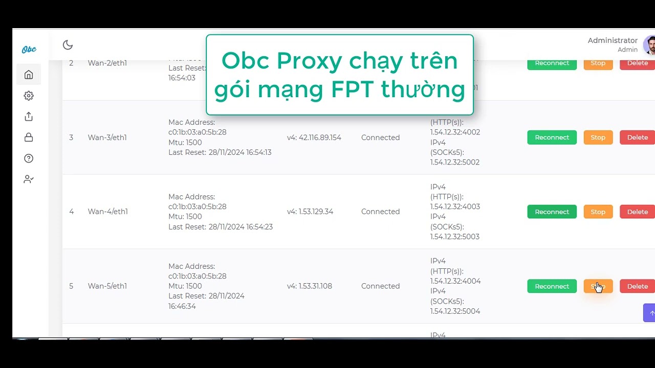 Tạo proxy sạch từ mạng cáp quang đang sử dụng với box obc proxy wan cáp ...