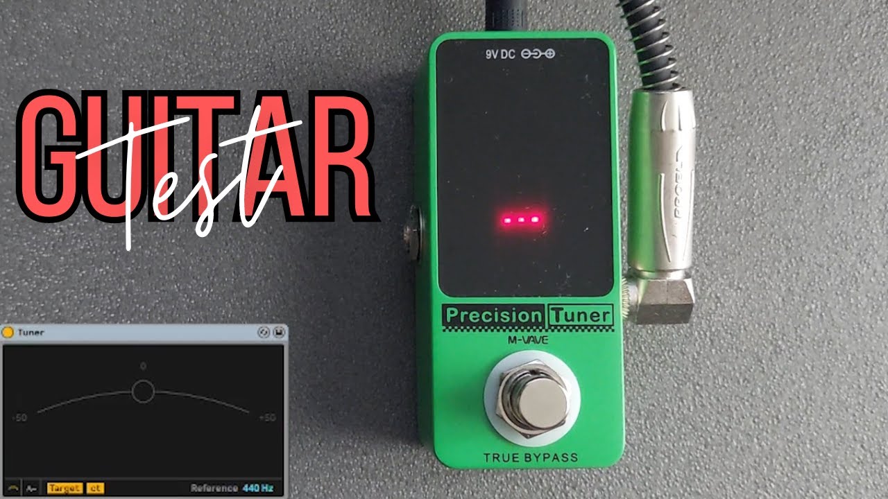 M-Vave Precision Tuner | Guitar Test - YouTube