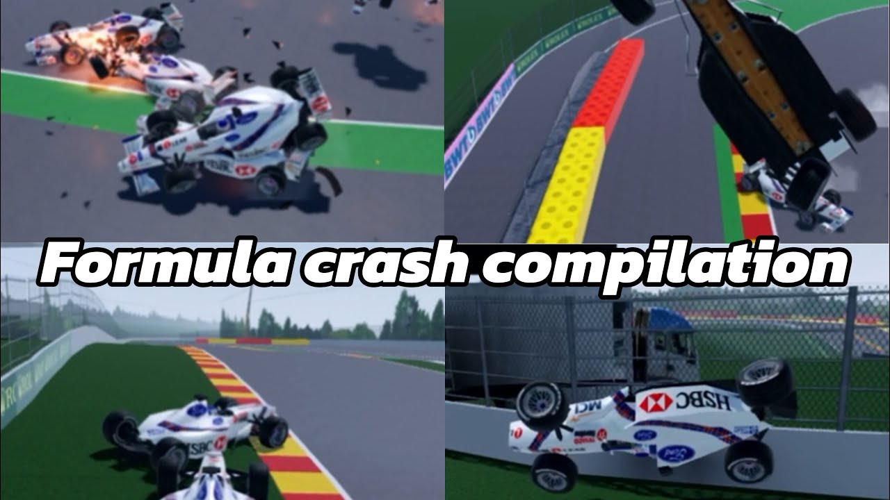 5 minutes crash compilation in formula racing experience (roblox) - YouTube