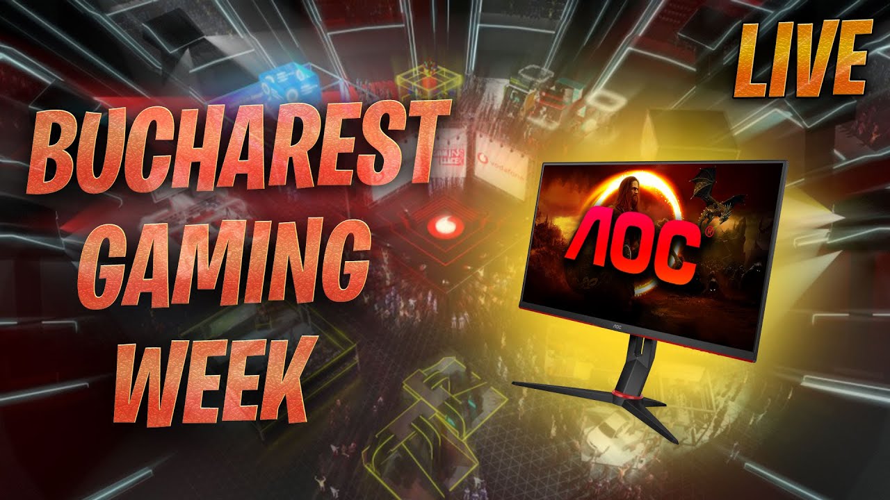 Bucharest Gaming Week live! PREMIU MONITOR de la AGON by AOC - Live ...