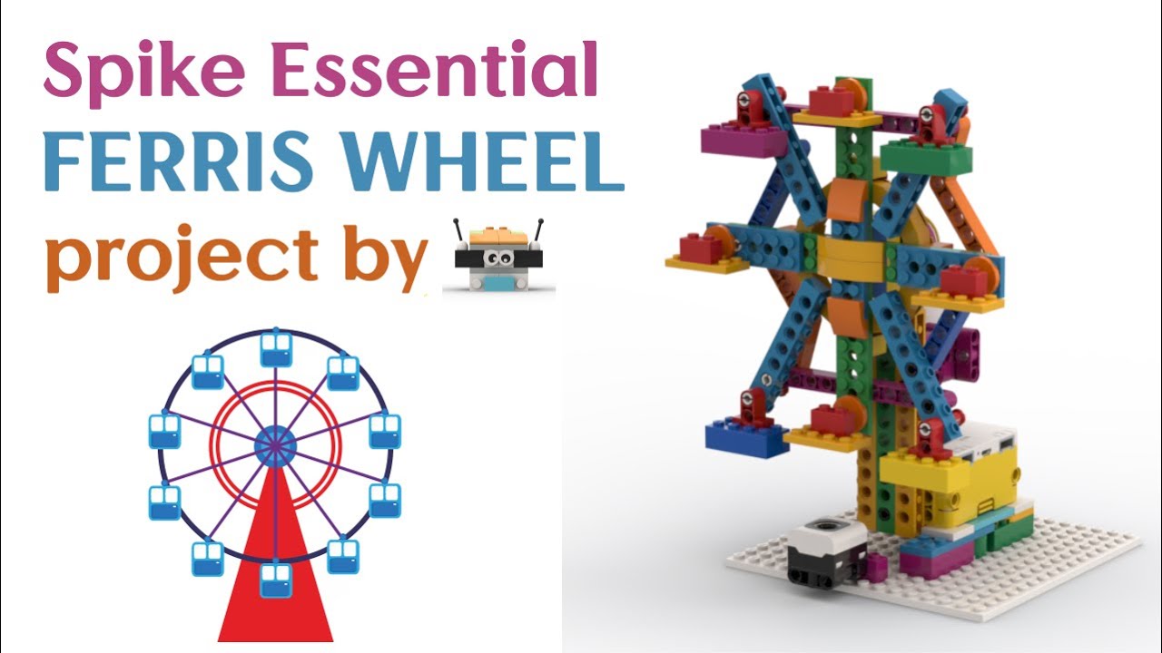 Ferris Wheel Lego Spike Essential - YouTube