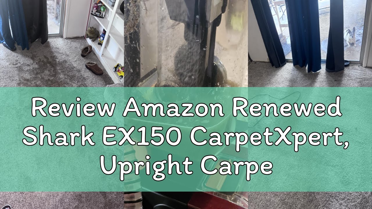 Review Amazon Renewed Shark EX150 CarpetXpert, Upright Carpet, Area Rug ...