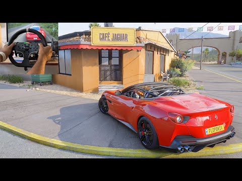 FERRARI PORTOFINO | Forza horizon 5 | Moza R3 steering wheel 