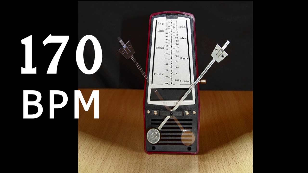 METRONOME 170 BPM COWBELL SOUND YouTube metronome-170-bpm-cowbell-sound-youtube