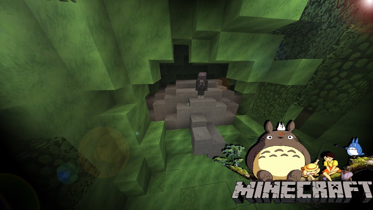 "Bre Met Totoro!" (Spirited Life) Totoro In Minecraft: Ep 1! - YouTube