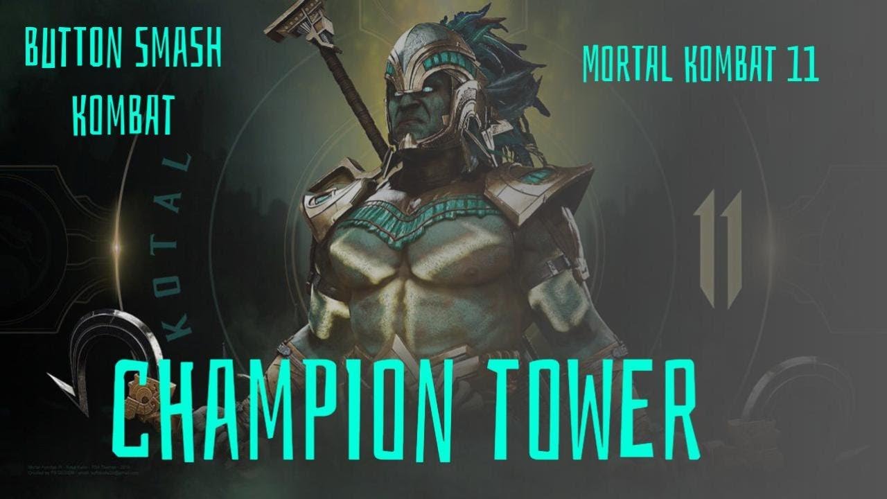 Button Smash Kombat MK11 tower - YouTube