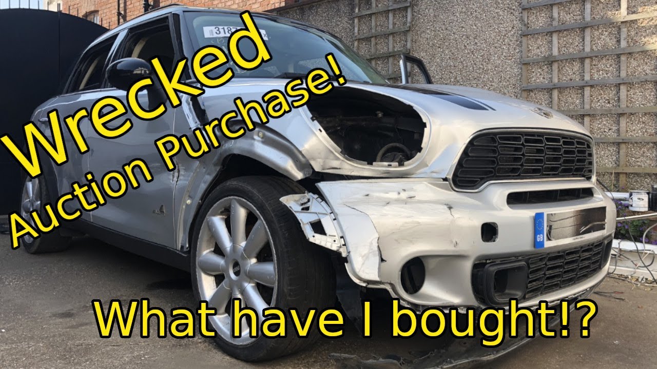 Rebuilding A Wrecked Mini Countryman Cooper SD ALL4 - Part 1 - YouTube