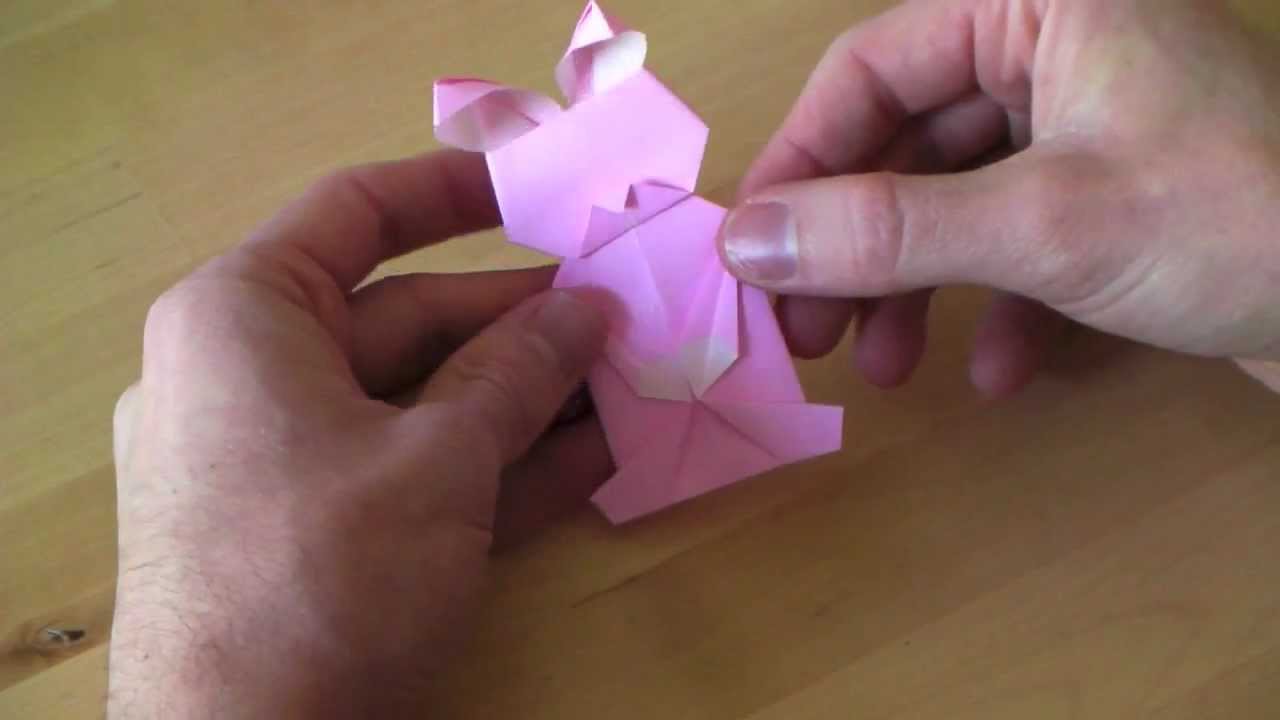 Origami tutorial - Easter bunny - YouTube