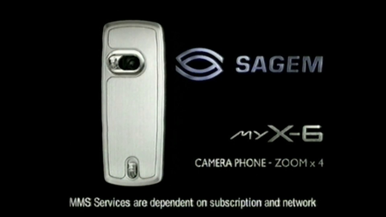 Sagem X6 Mobile Phone TV Commercial 2003 - YouTube