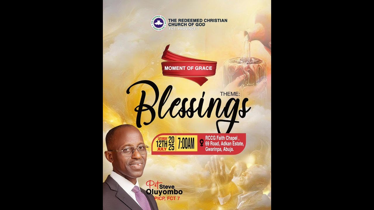 MOMENT OF GRACE || BLESSINGS || PST. STEVE OLUYOMBO - YouTube