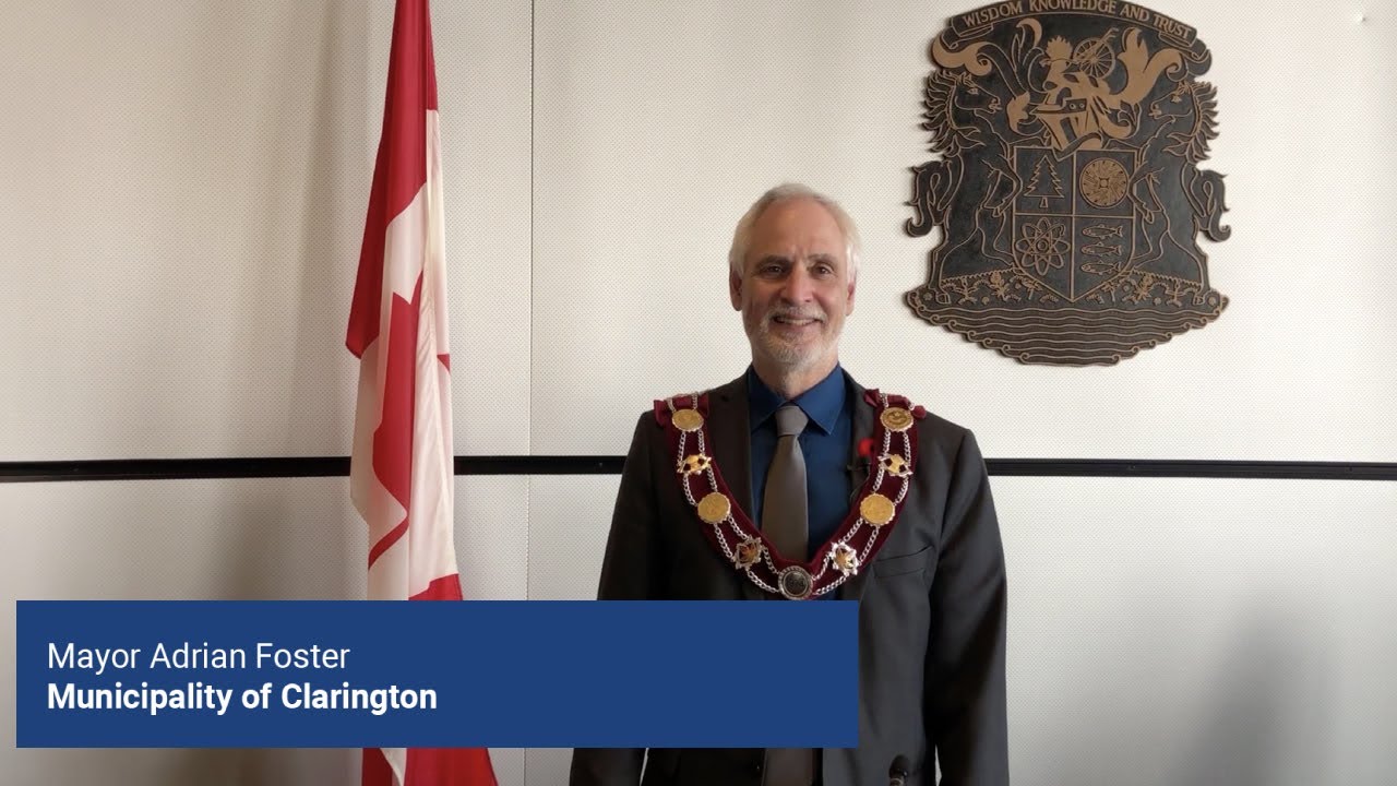 Remembrance Day Message from Mayor Adrian Foster - YouTube