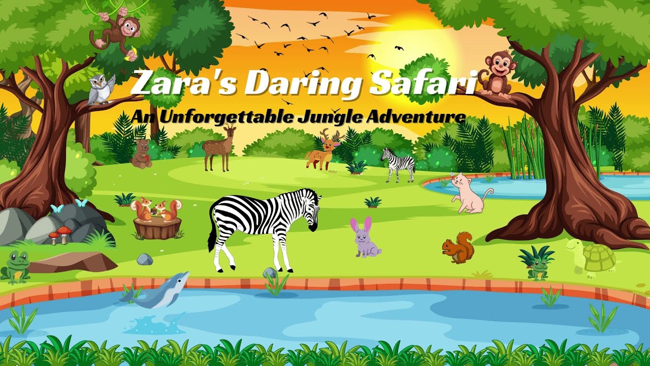 Zara's Daring Safari: An Unforgettable Jungle Adventure | Story For Kid ...