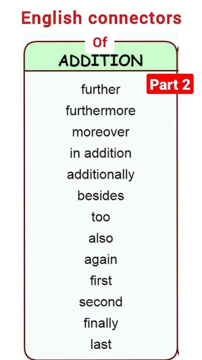 english connectors | english linkers - transition words in english ...