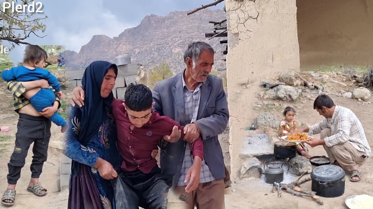 The hard life of Akram and Shahin Jamshidi Fariba lives in the village ️ ️ ️ ️🙏🙏🙏🙏 - YouTube