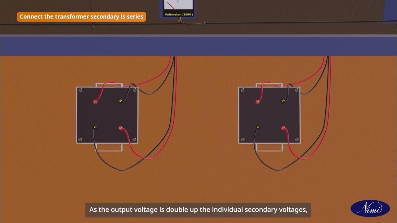 PERFORM SERIES AND PARALLEL OPERATION OF TWO SINGLE PHASE - TRANSFORMER | NIMI | DIGITAL ...