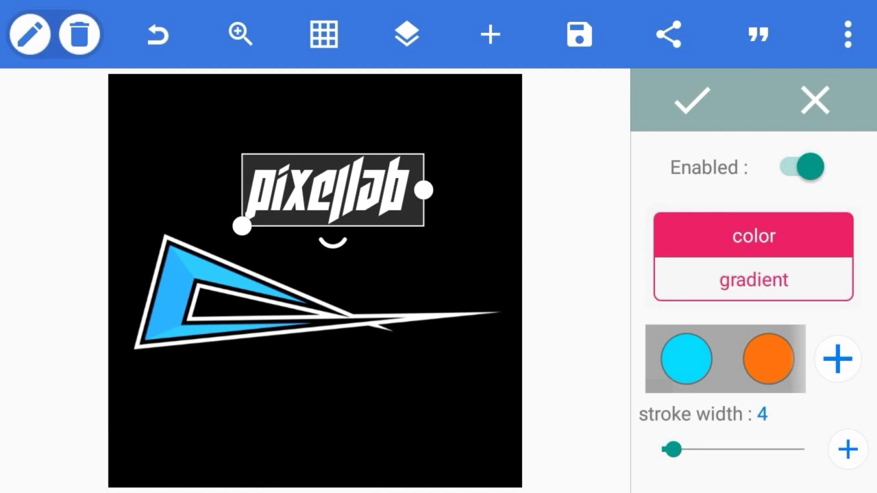Tutorial membuat logo pixellab - YouTube