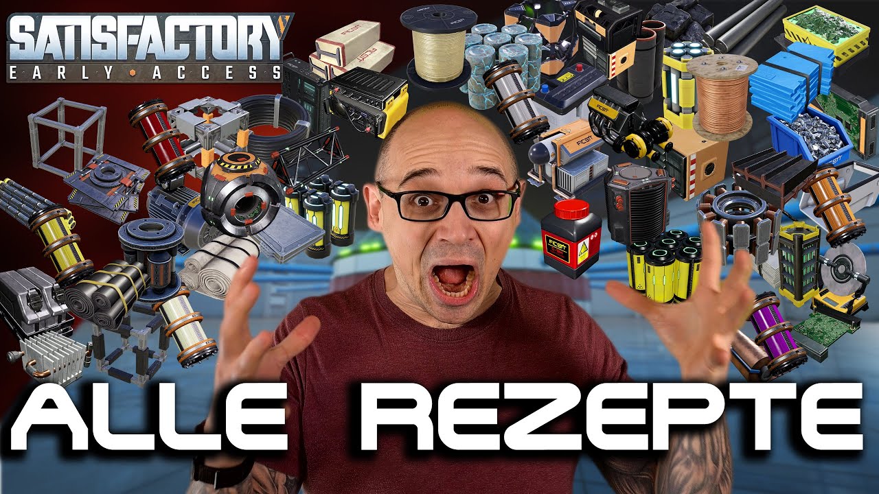 Alle Satisfactory Rezepte bewertet! Mein Fazit + Time Stamps in der ...
