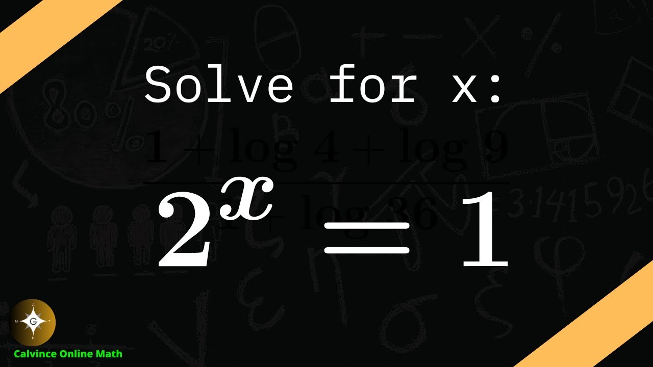 Solving Exponential Equations Learn How To Solve 2 x 1 YouTube Solving Exponential Equations Learn How To Solve 2 x 1 YouTube