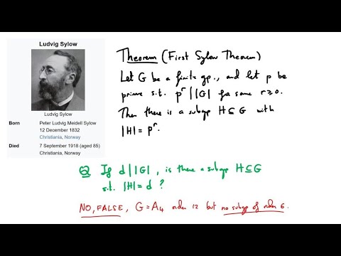 The First Sylow Theorem - 39 - A First Course in Abstract Algebra - YouTube