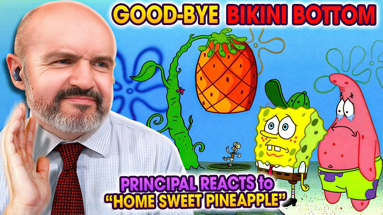 School Principal Reacts to SpongeBob SquarePants S1E5 "Home Sweet ...