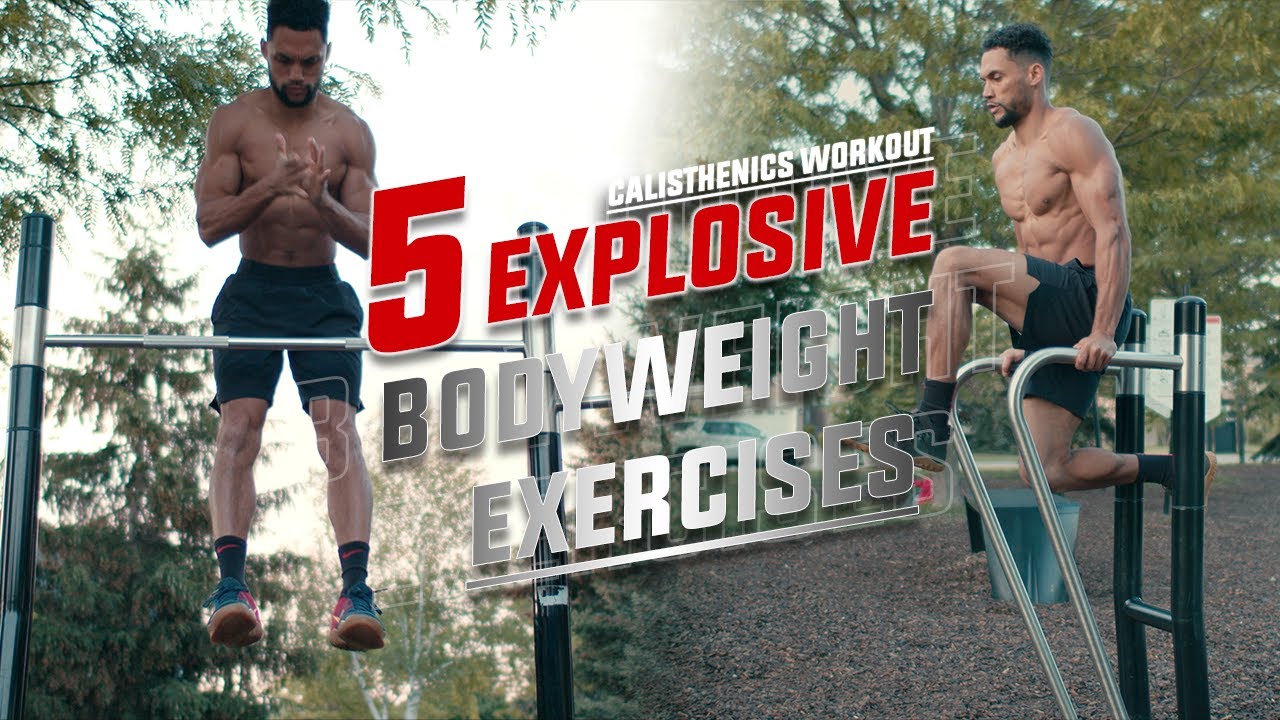 Explosive Bodyweight Park Workout | Plyo Clap Muscle Ups - YouTube