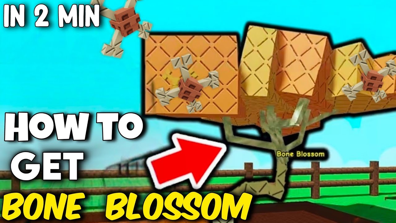 How To Get Bone Blossom Fast In Grow A Garden Pre-historic Update - YouTube