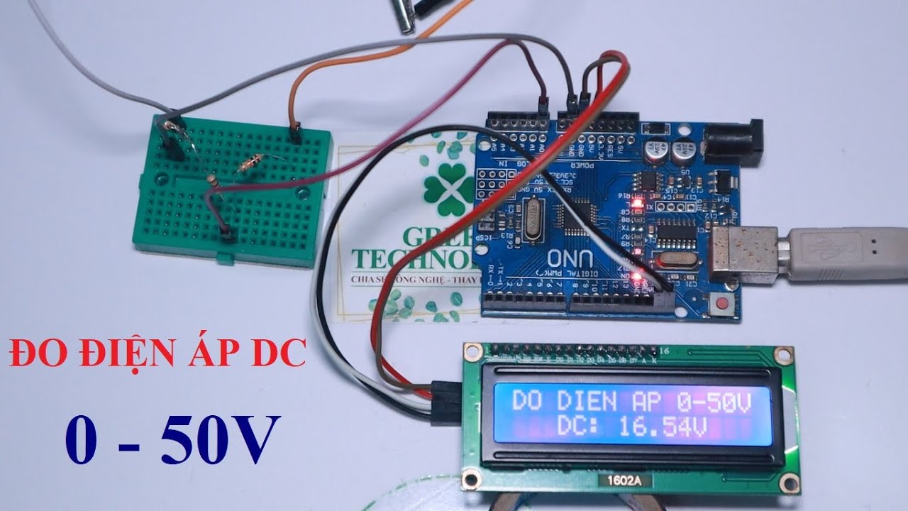 Arduino | Mạch đo điện áp DC 0 - 50V đơn giản - YouTube