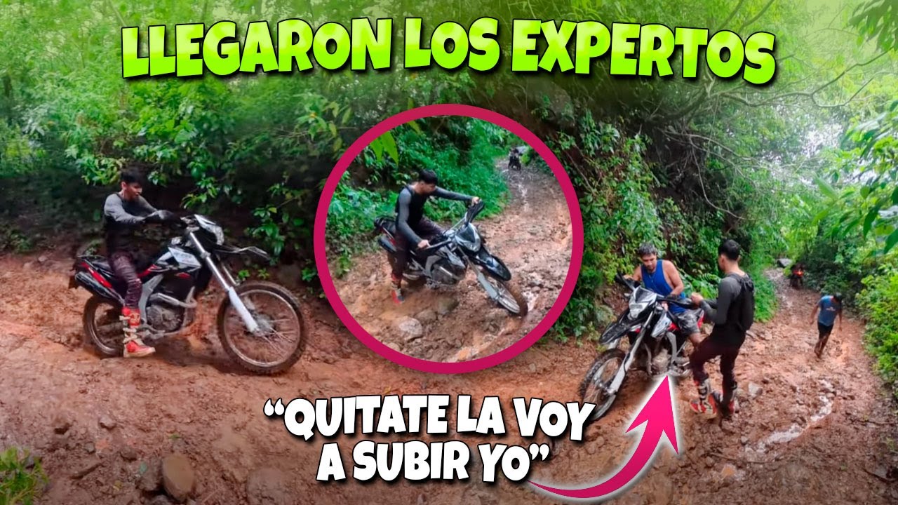 Llegaron los motociclistas que si tienen experiencia a subir la moto de ...