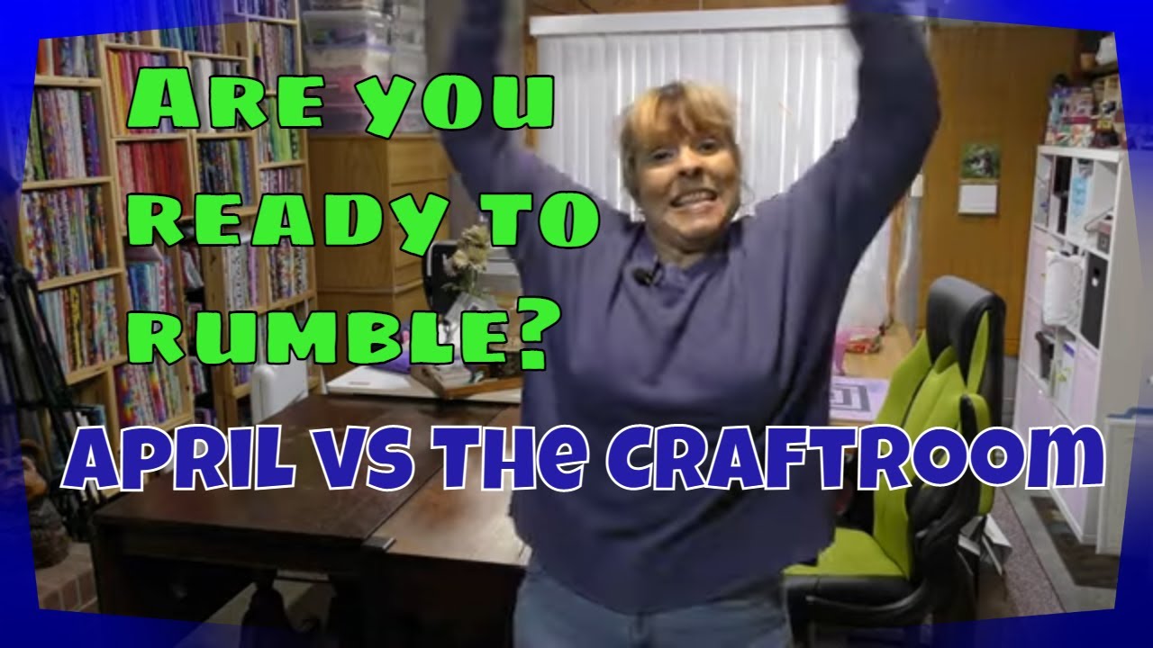 April vs the Craftroom - Big Craftroom Cleanup and Declutter - YouTube