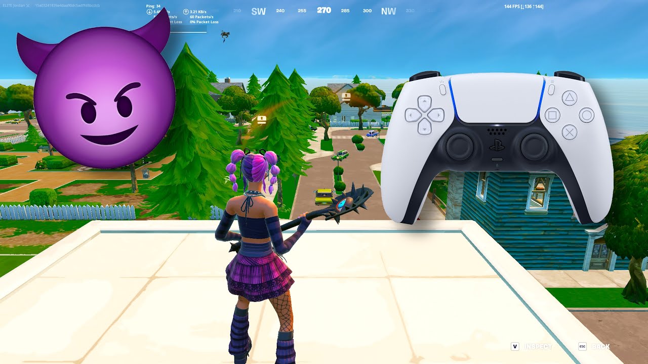 PS5 Controller Fortnite OG Reload Gameplay 144FPS🏆 - YouTube