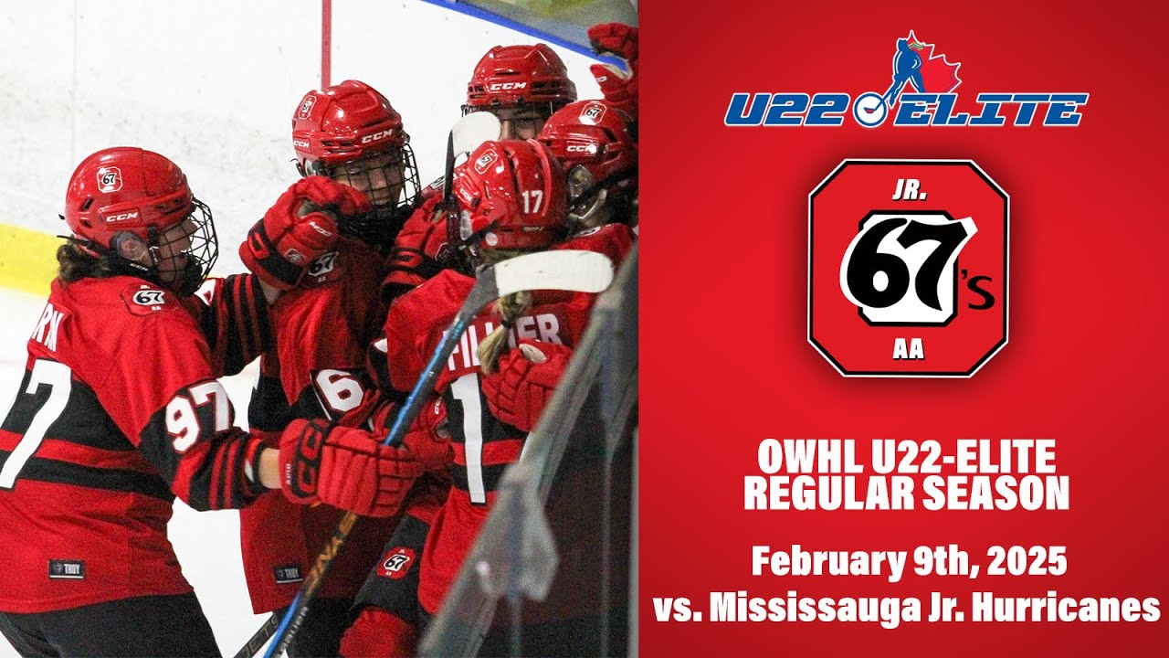 OWHA U22 Elite League - Ottawa Jr. 67s vs. Mississauga Hurricanes - 9 ...
