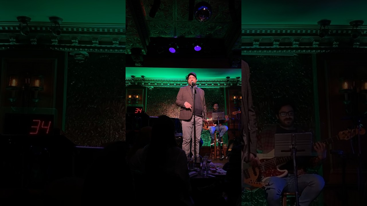 Andrew Kober sings songs from his Broadway Career! His solo show at ...
