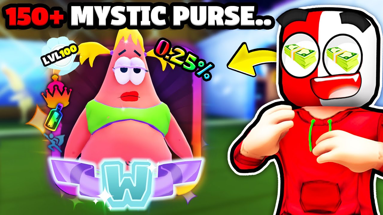 I Opened 150+ MYSTIC PURSE For 0.25% PATRICIA.. (SpongeBob TD) - YouTube