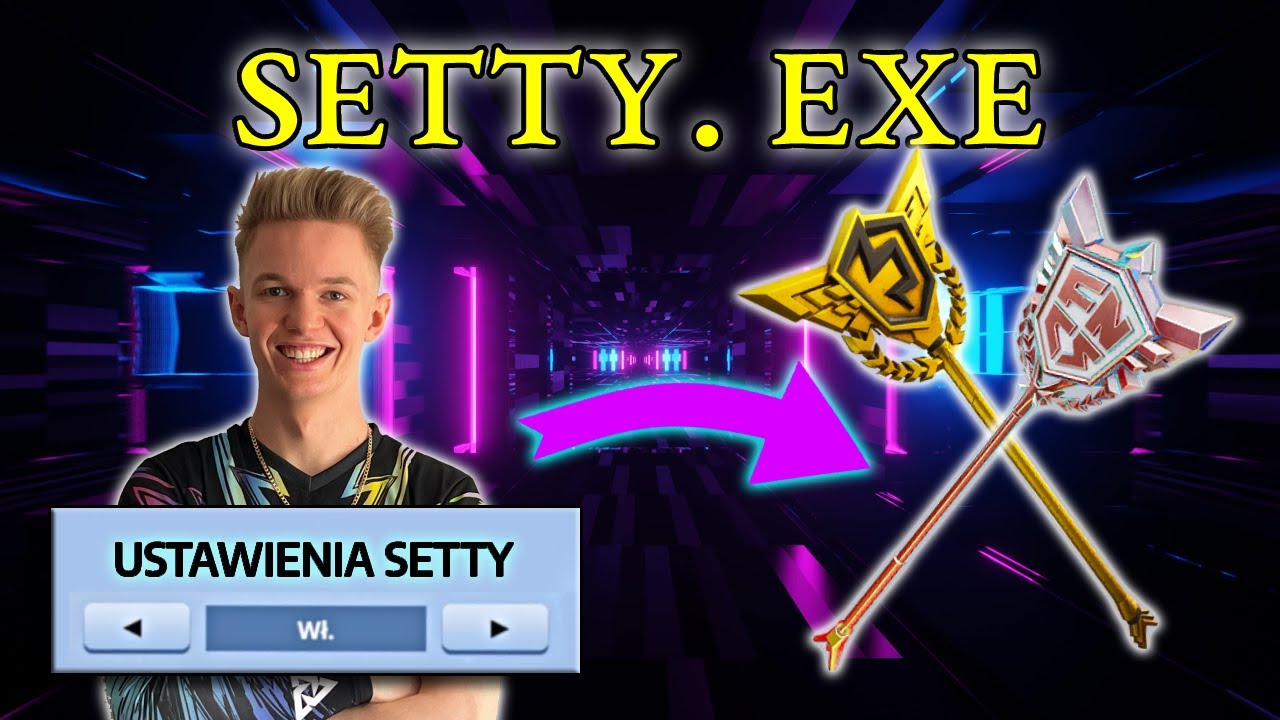 SKOPIOWAŁEM USTAWIENIA SETTY w FORTNITE - YouTube