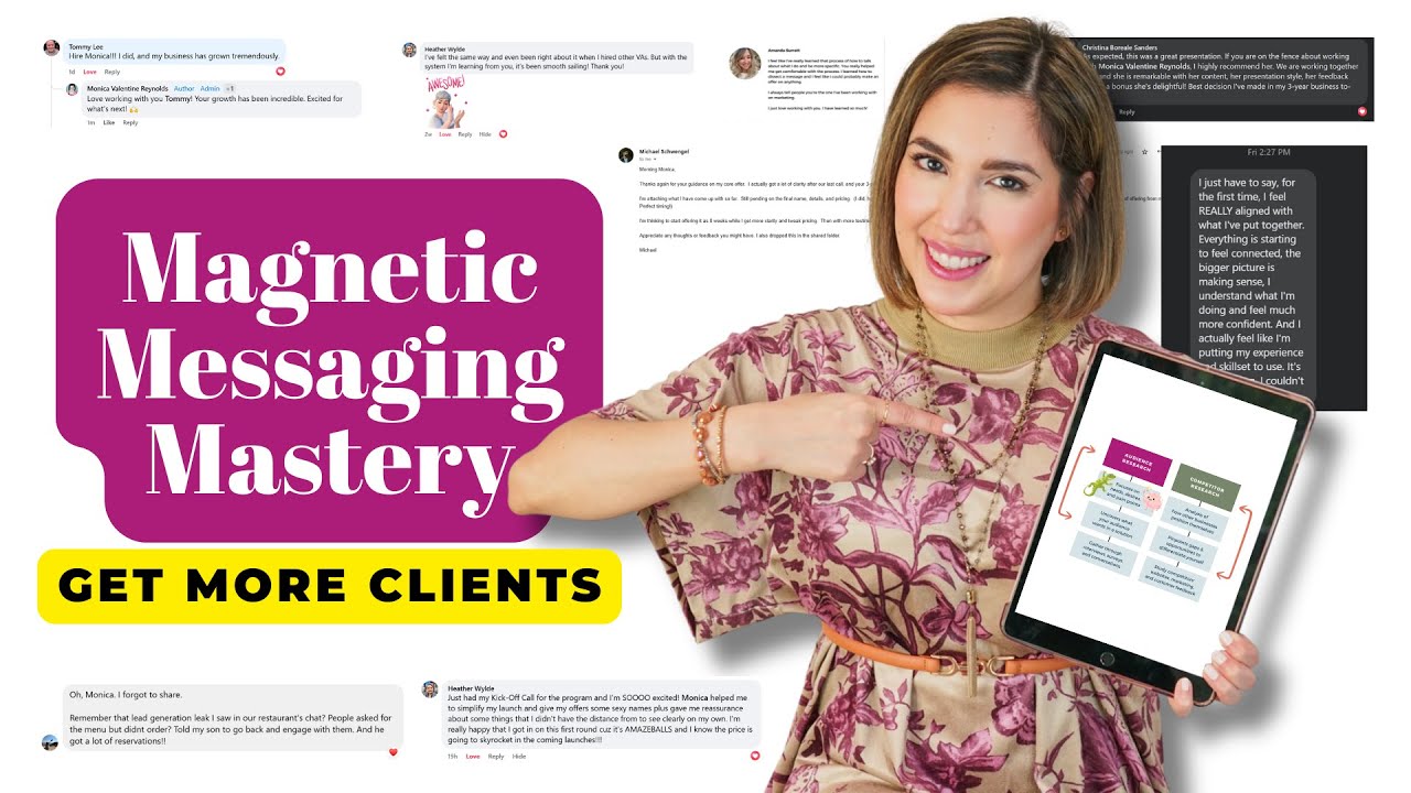Magnetic Messaging Masterclass: Go From Overlooked Online to Fully Booked - YouTube