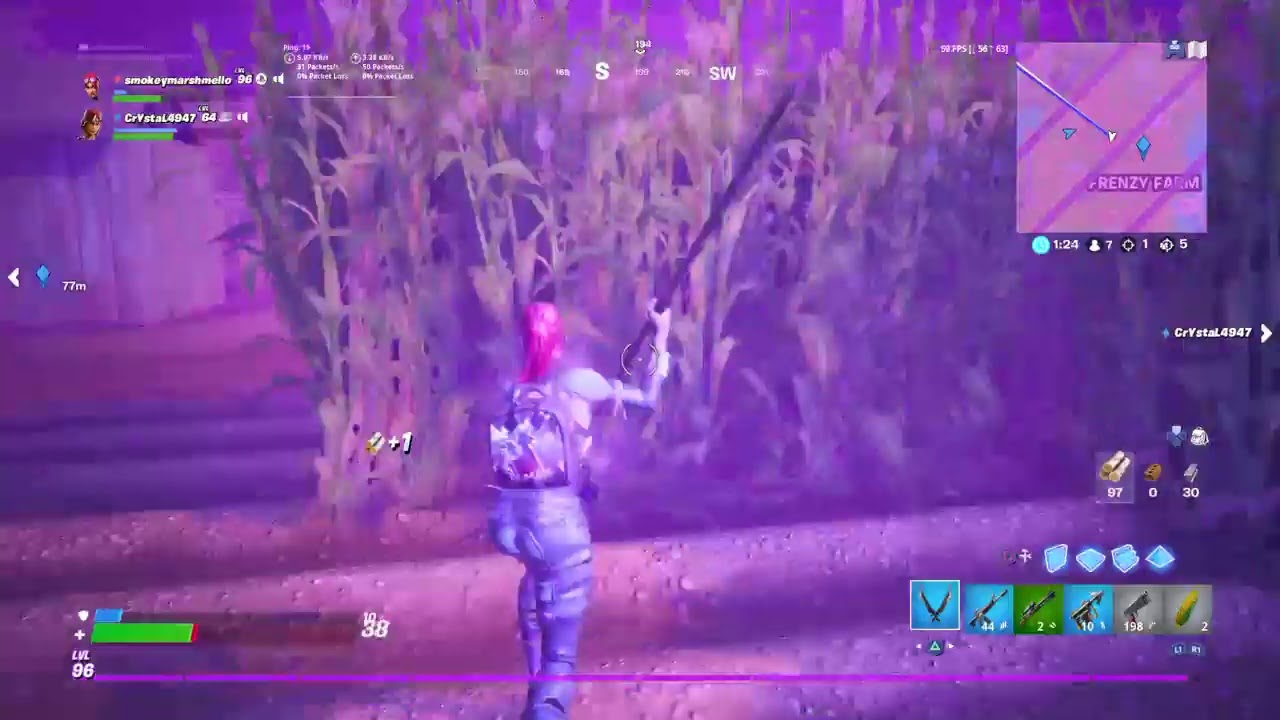 Fortnite with colour blind - YouTube