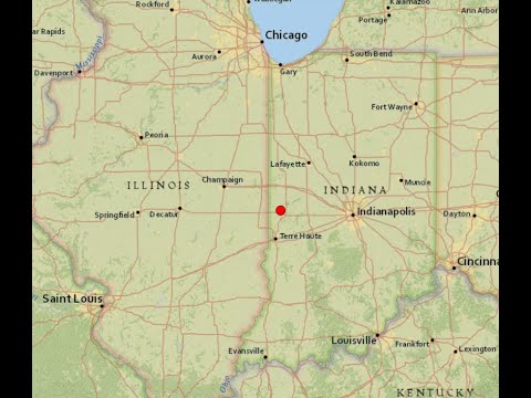 Rare 3.8 Earthquake in Indiana 6/17/2021 - YouTube