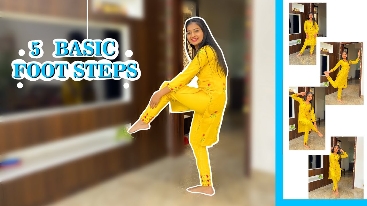 Easy Dance Steps |5 Easy Footwork Moves|Simple Dance Steps |Ankita's ...