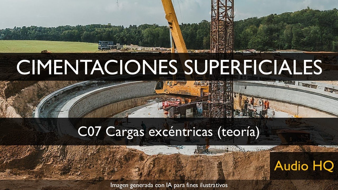 Cimentaciones Superficiales | S07 Cargas Excéntricas (teoría) - YouTube