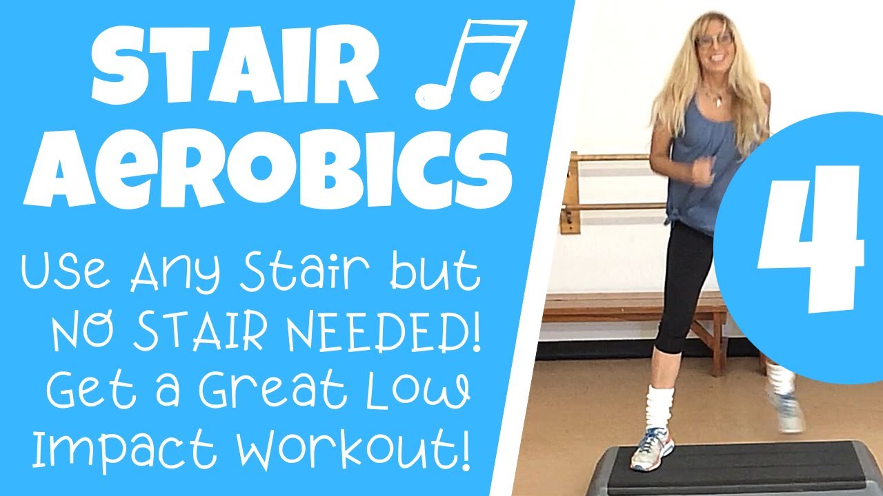 STEP AEROBICS - Great Fitness Workout with or without a Stair! Easy to ...