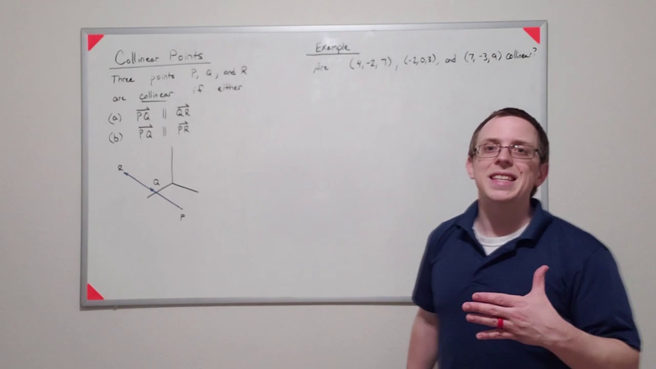 11.02.09 Collinear Points in 3D - YouTube