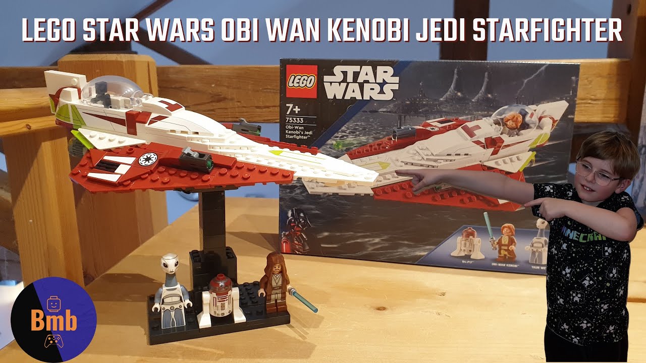 LEGO Star Wars Abel Builds the Jedi Star Fighter #legostarwars - YouTube