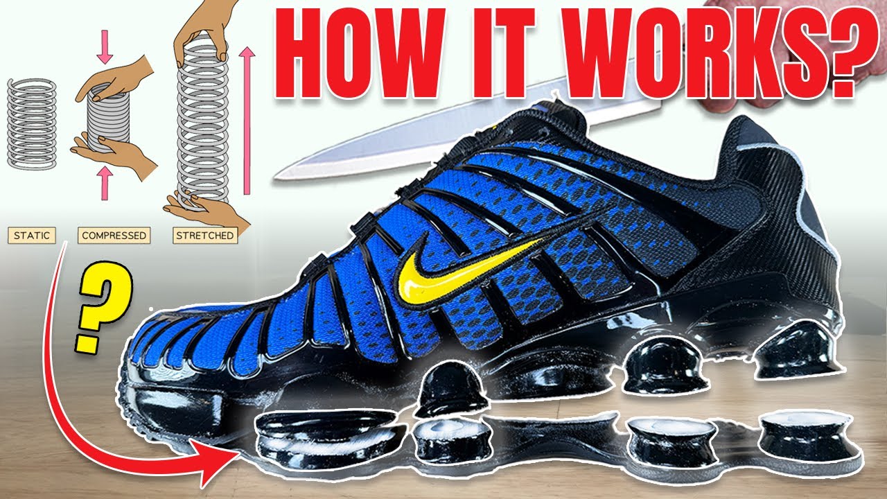 (4 flaws) Do Nike Shox actually work? Springs, Beads, Water? - YouTube