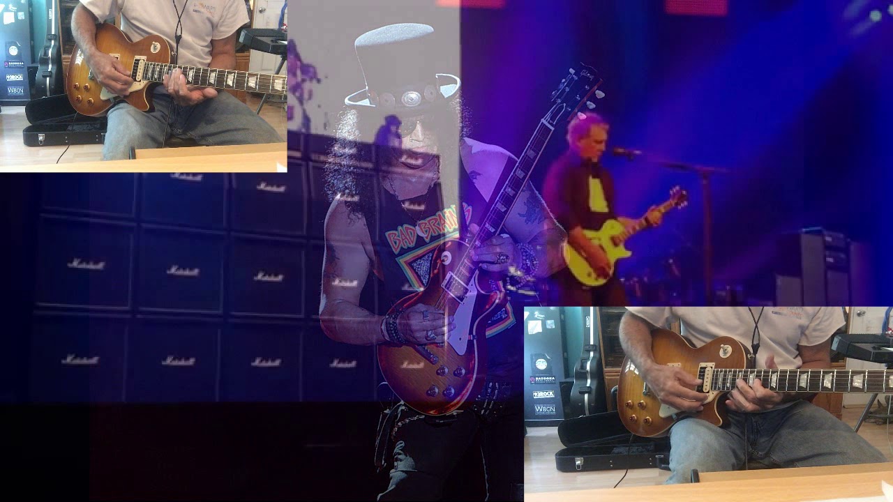 Slash style Jam in A - YouTube