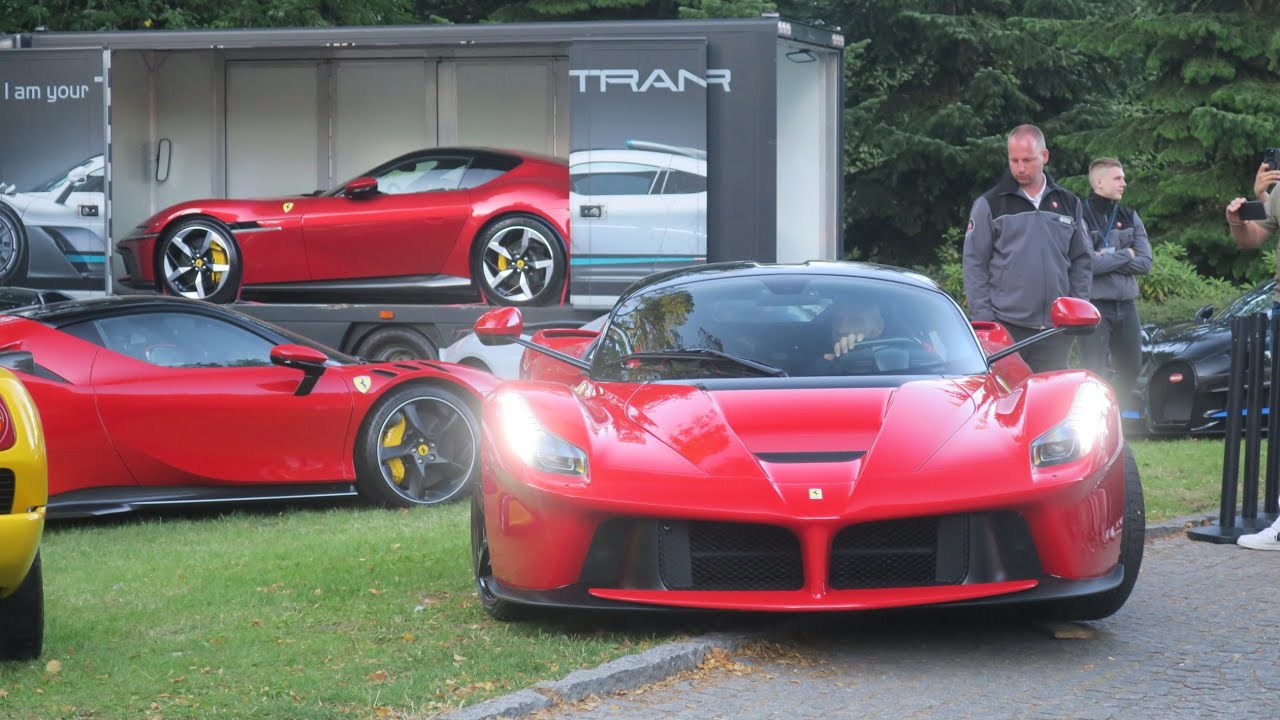 Ferrari LaFerrari LOUD Start UP, Sound & Load Onto a Trailer! - YouTube