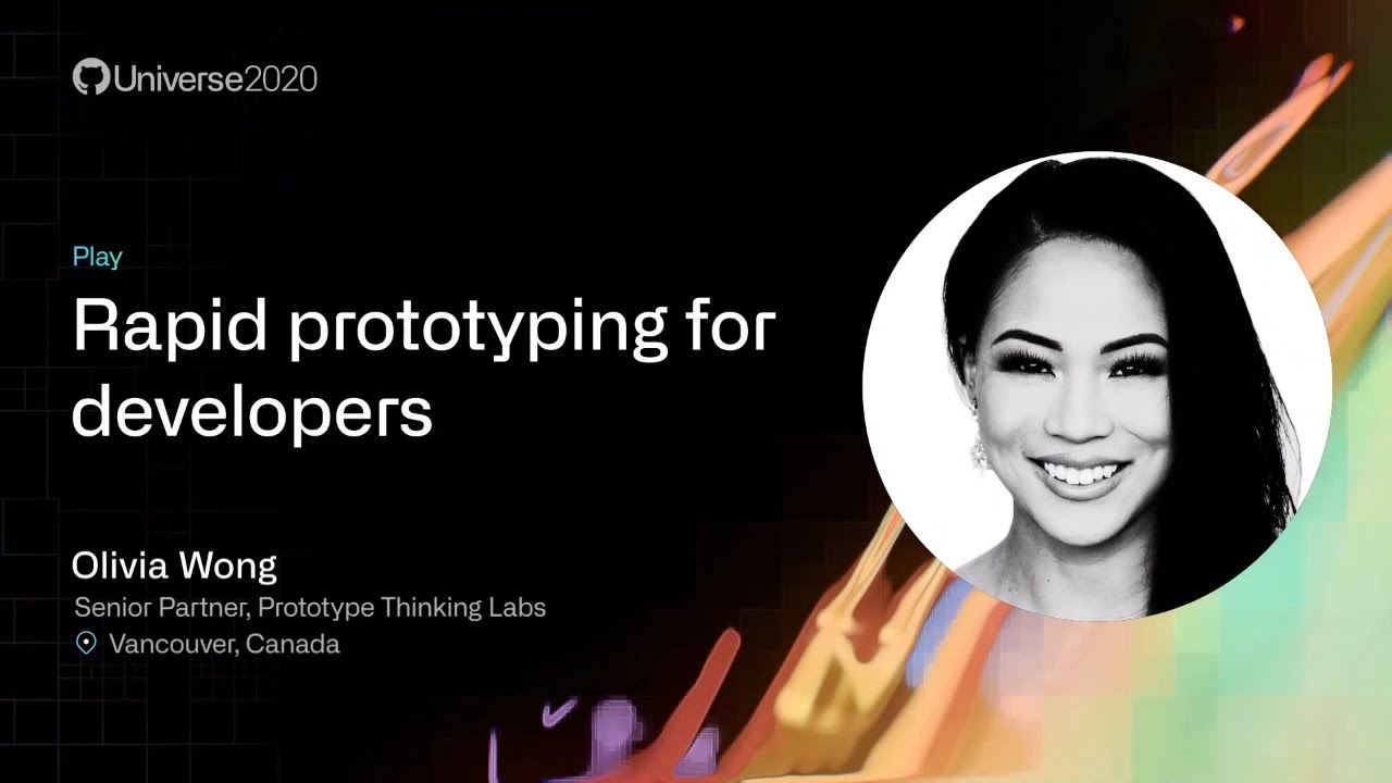 Rapid prototyping for developers - GitHub Universe 2020 - YouTube