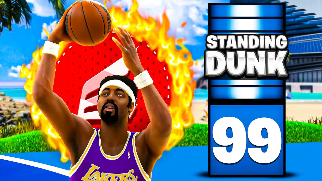 INSANE 99 STANDING DUNK BUILD IN NBA 2K24! - YouTube