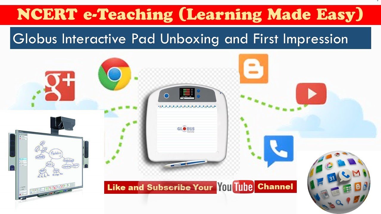 Globus Interactive Pad Unboxing and First Impression - YouTube